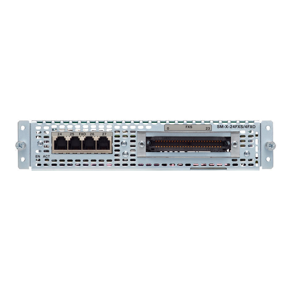 Módulo FXO de 4 puertos Cisco SM-X-24FXS/4FXO de 24 puertos FXS